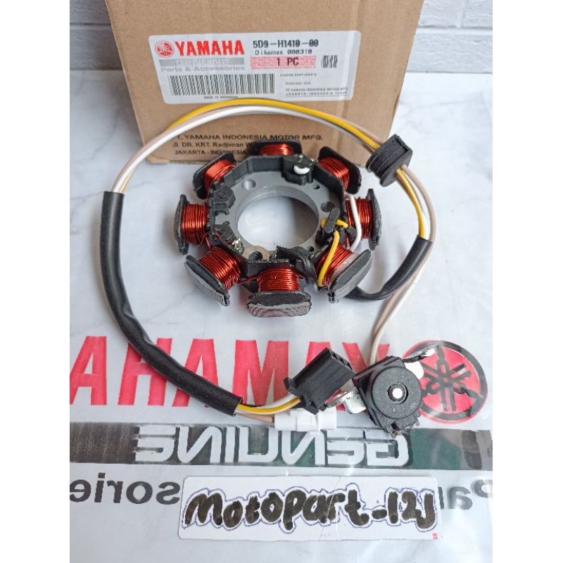 Jual Spul stator Assy (5D9) Spull Yamaha Vega ZR Jupiter z robot Ori asli | Shopee Indonesia