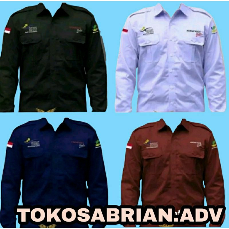 Jual kemeja kerja bordir suka suka seragam kerja kemeja kerja tangan ...