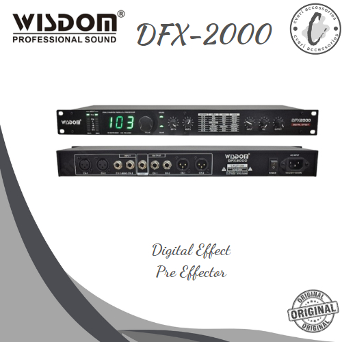 Jual Wisdom DFX-2000 Digital Effect Original Pre Effector Efek Vocal ...