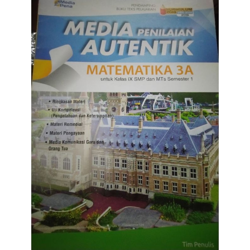 Jual MEDIA PENILAIAN AUTENTIK MATEMATIKA SMP 3A | Shopee Indonesia