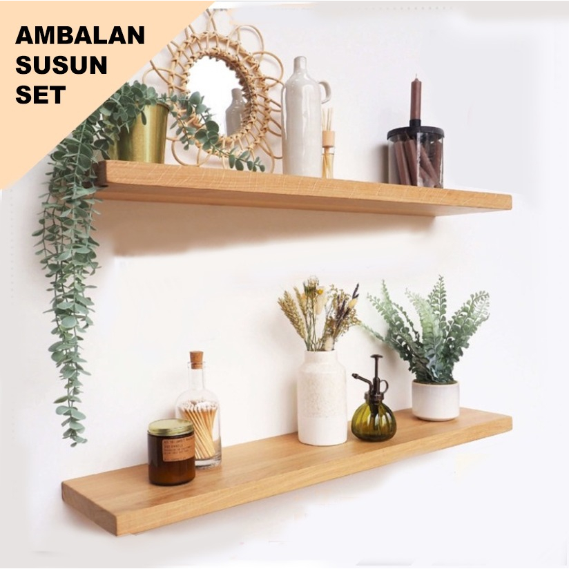 Jual Rak Hiasan Ambalan Hambalan Tempat Penyimpanan Minimalis | Shopee ...
