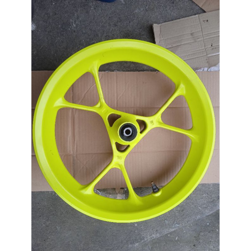 Jual Velg Aerox Lime Hijau Kuning Stabilo Original Depan | Shopee Indonesia