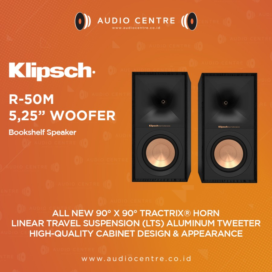 Jual Klipsch R-50M R50 M R50M Bookshelf Speaker pasif speaker | Shopee ...