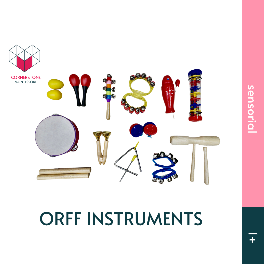 Jual Cornerstone Montessori Orff Instruments Kids Percussion ...