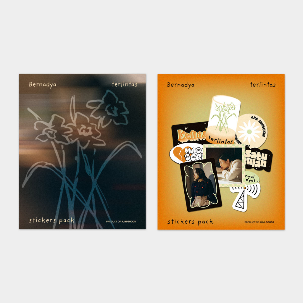 Jual Bernadya “Terlintas” Stickers Pack | Shopee Indonesia