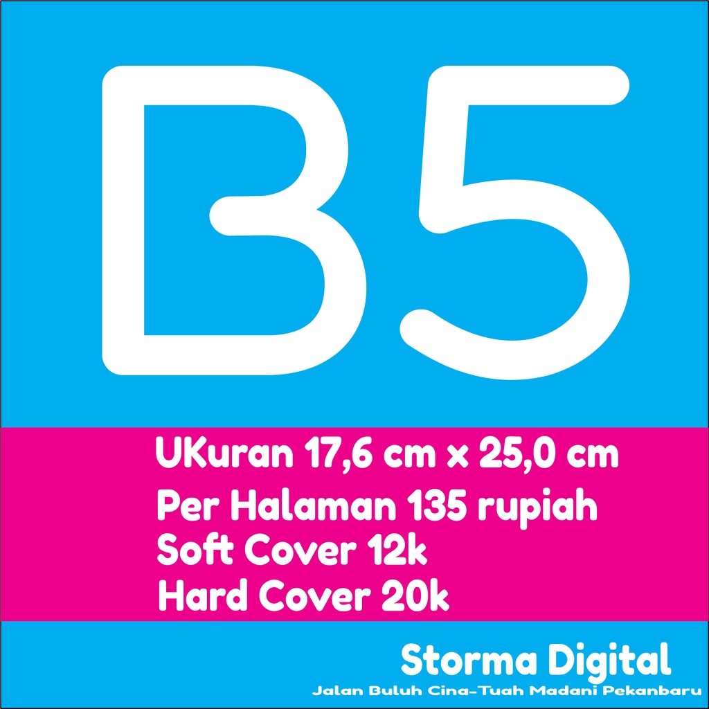 Jual Sampul Buku, Jilid Buku soft cover dan Jilid Lakban ukuran B5 ...