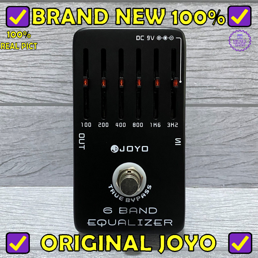 Jual Efek Gitar JOYO JF-11 6 Bands EQ Band Equalizer Tone Control Pedal | Shopee Indonesia