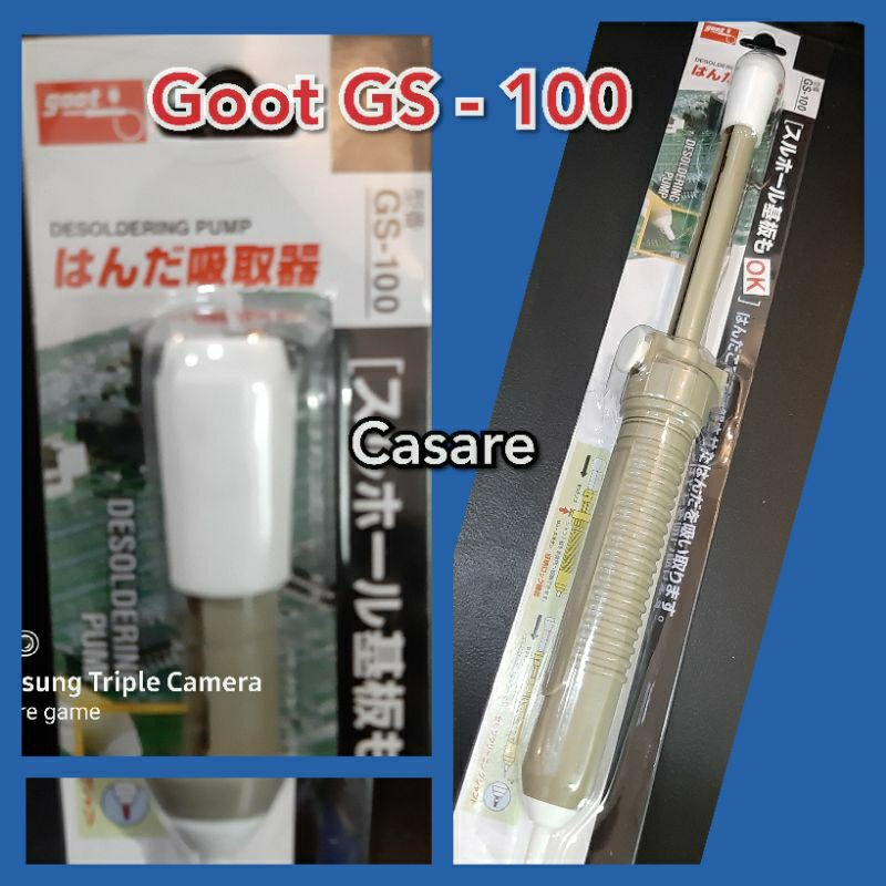 Jual Sedotan Timah Goot GS-100 Japan Desoldering Pump | Shopee Indonesia