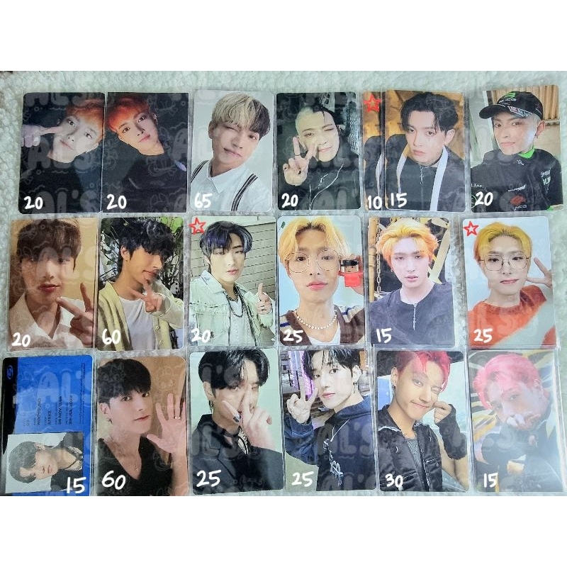 Jual Ateez Hongjoong Mingi Wooyoung Photocard phoca album valenteez tc ...