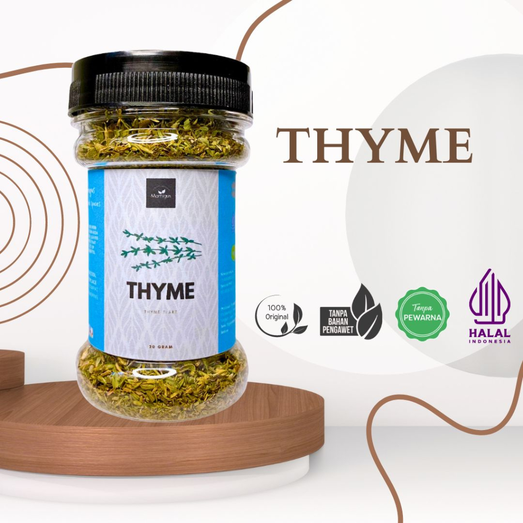 Jual THYME / Thyme Flakes Rempah Dapur dan Bumbu Masak Botol | Shopee Indonesia