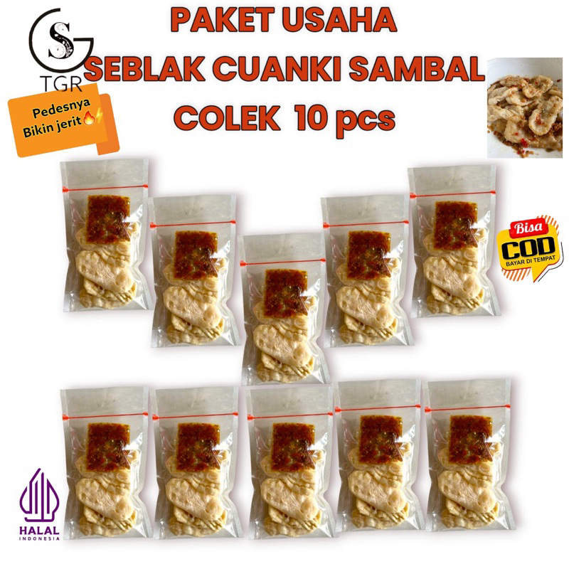 Jual SEBLAK CUANKI COET SAMBAL IJO ALA RAFAEL 10 bks | Shopee Indonesia