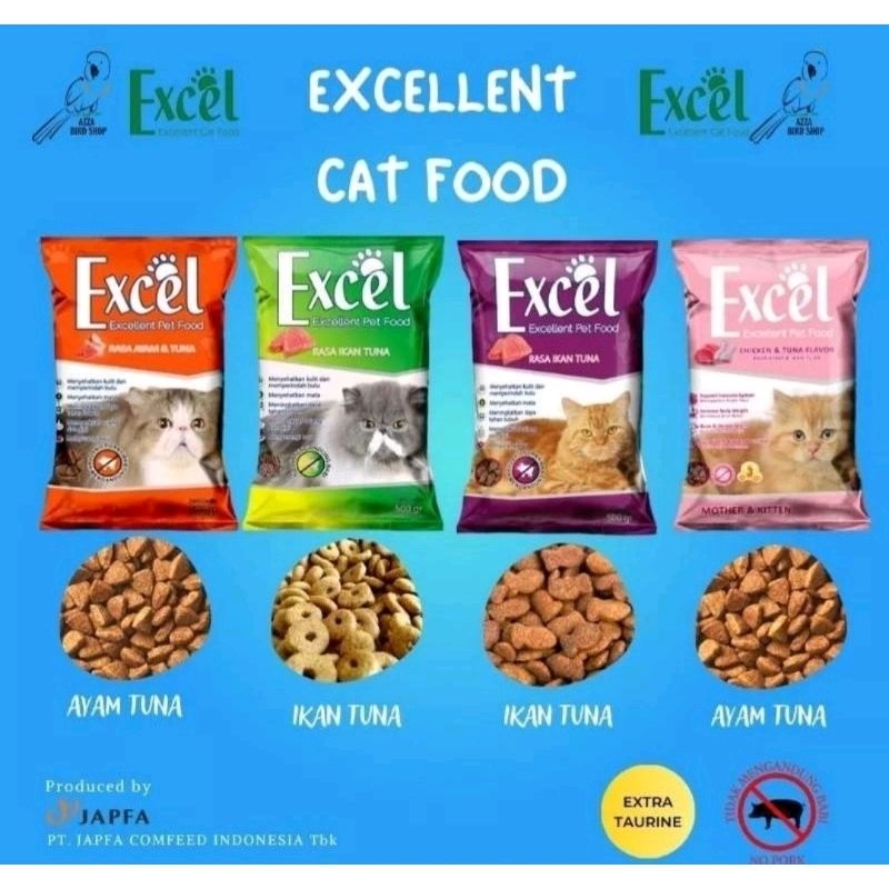 Jual EXCEL CAT FOOD MAKANAN KUCING | Shopee Indonesia