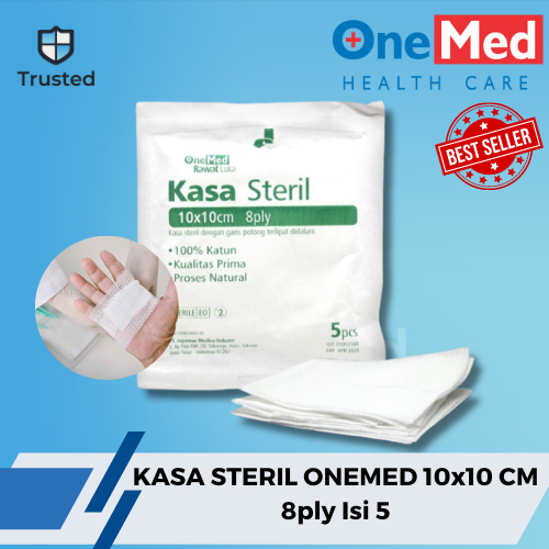 Jual Kasa Steril Onemed 10cm x 10 cm 8ply isi 5pcs Onemed | Shopee ...
