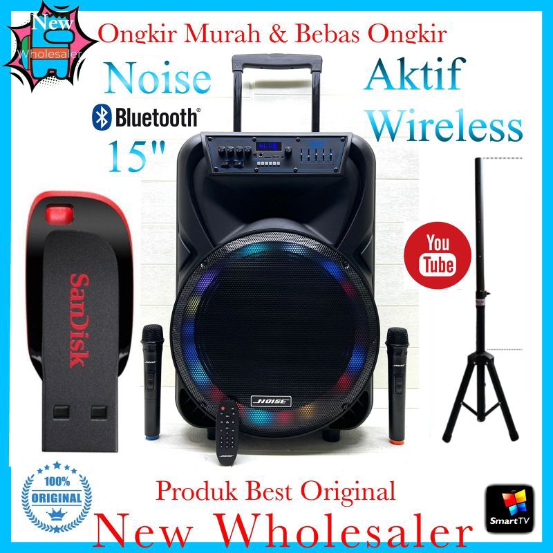 Jual speaker Aktif wireless 15 inch Noise 899 H HIVE sound Original Resmi portable | Shopee ...