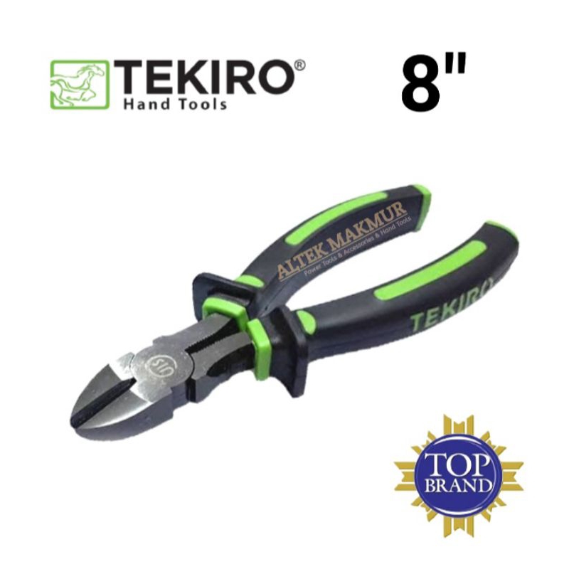 Jual TEKIRO Tang Potong 8 Inch / Diagonal Pliers 8" 8 In | Shopee Indonesia