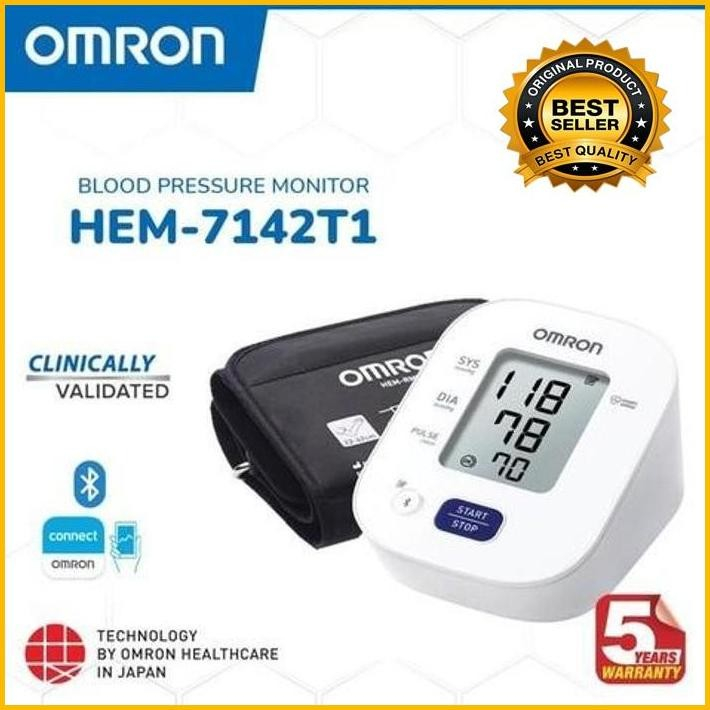 Jual OMRON TENSIMETER DIGITAL + CONNECT BLUETOOTH HEM 7142T-1 TENSI DIGITAL OMRON CONNET ...