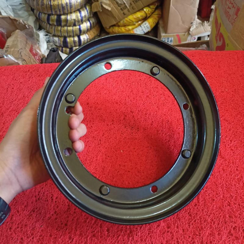Jual Velg velk vespa ring 8 besi coating hitam | Shopee Indonesia