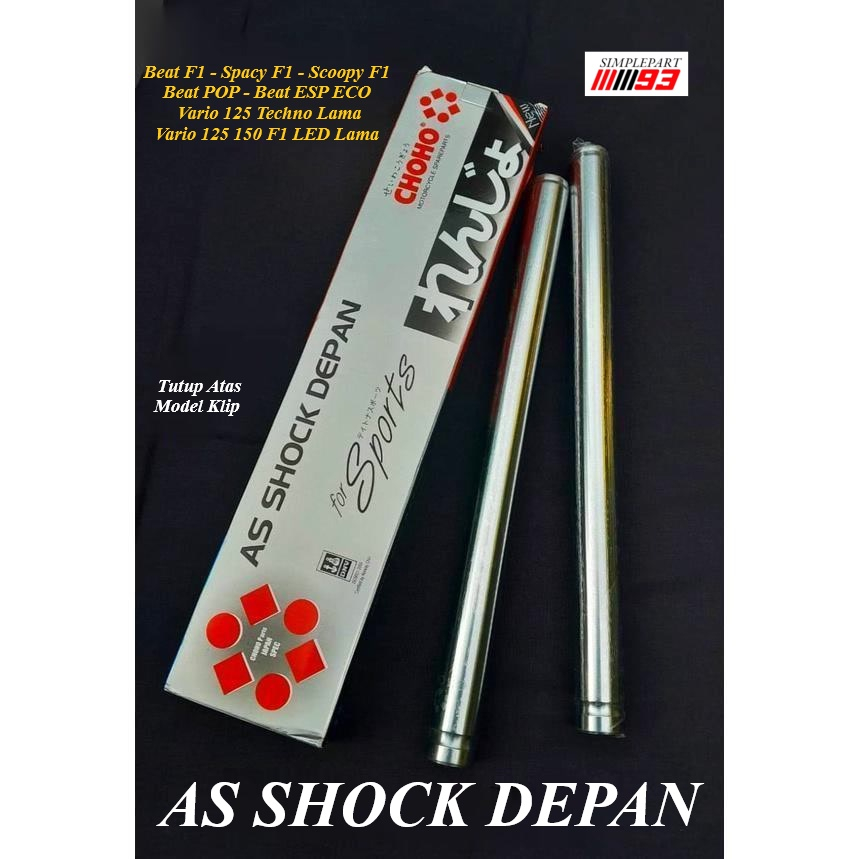 Jual AS SHOCK SHOK SKOK DEPAN MOTOR MATIC [ CHOHO ] HONDA - BEAT FI F1 ...