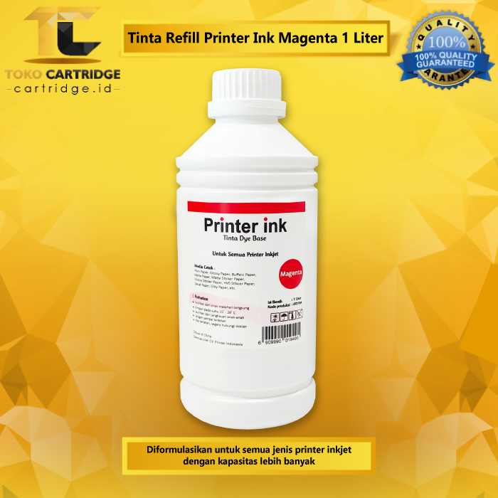Jual Tinta Refill Universal Ink 1 Liter Printer IP2770 MP287 E410 ...