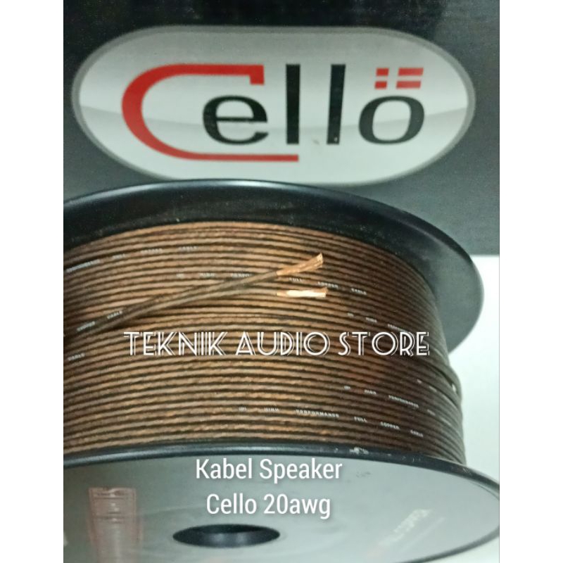 Jual Kabel speaker Midrange Tweeter Cello 20awg Original Dari Cello ...