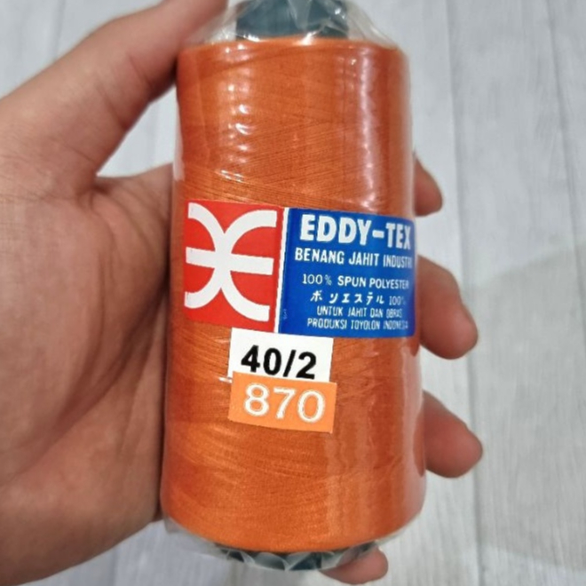 Jual Benang Jahit 40/2 5000 yard per Cones Benang High Speed 100% Spun ...