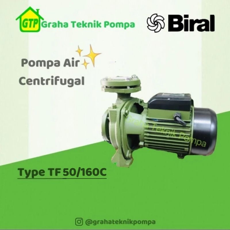 Jual Pompa air Centrifugal Biral Type TF 50/160C Pompa Air Centrifugal ...