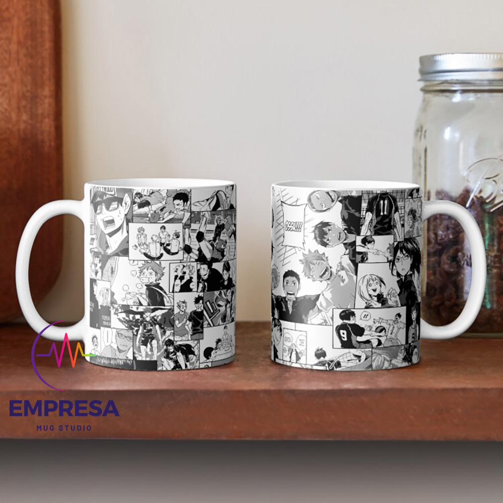 Jual Haikyuu Karasuno Collage Ceramic Water Gift Coffee Mug | Shopee ...