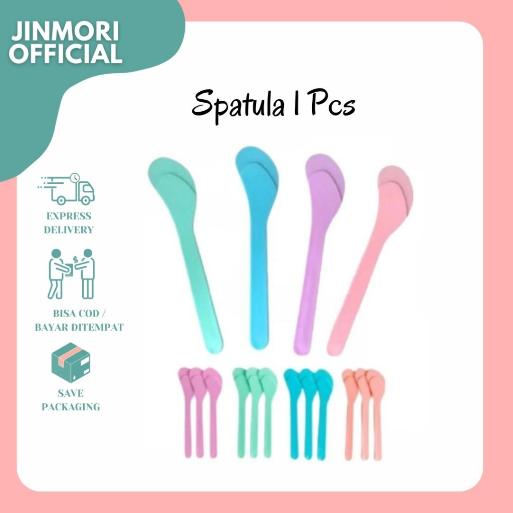 Jual JM - Spatula Masker Murah / Spatula Masker Silikon / Sendok Masker ...