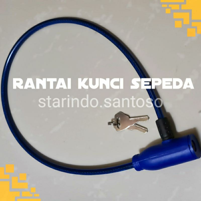 Jual KUNCI SEPEDA gembok ban keamanan roda motor pagar | Shopee Indonesia