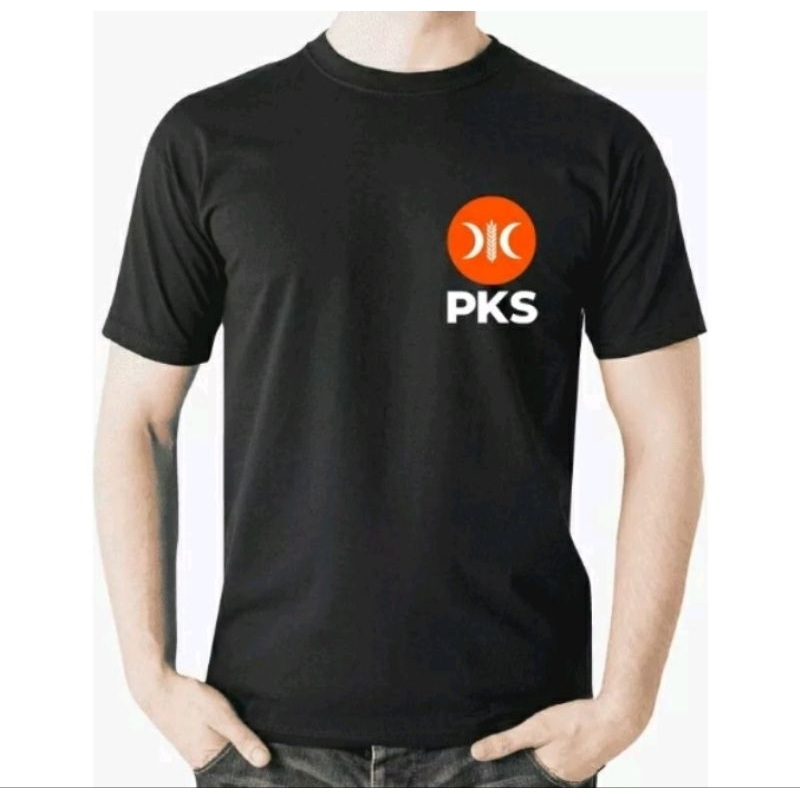 Jual kaos partai pks / kaos lambang pks simple / kaos logo partai pks ...