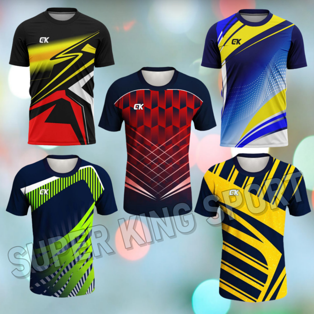 Jual SUPER KING SPORT (COD) Baju Olahraga Printing | Badminton | Bola ...