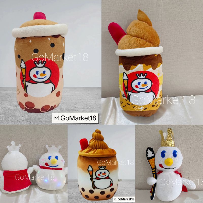 Jual Boneka Boba Viral Mixue LED Lampu King Snow Ice Cream Maskot ...