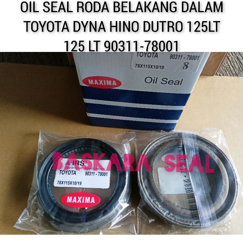 Jual OIL SEAL RODA BELAKANG DALAM TOYOTA DYNA HINO DUTRO 125LT 125 LT 90311-78001 | Shopee Indonesia