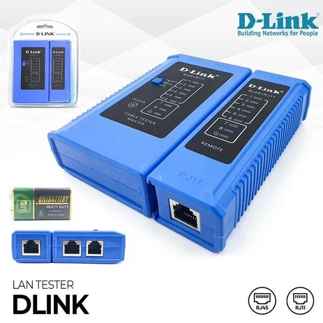Jual LAN TESTER DLINK D-LINK RJ45 + RJ11 / LAN TESTER BAGUS D'LINK ...