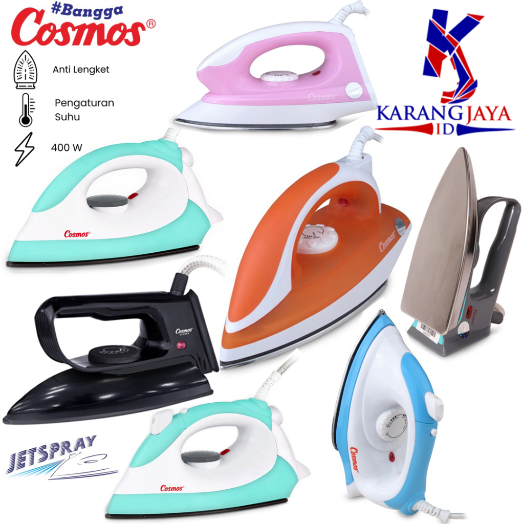 Jual Cosmos Setrikaan Baju Stainless Anti Lengket Hemat Listrik ...