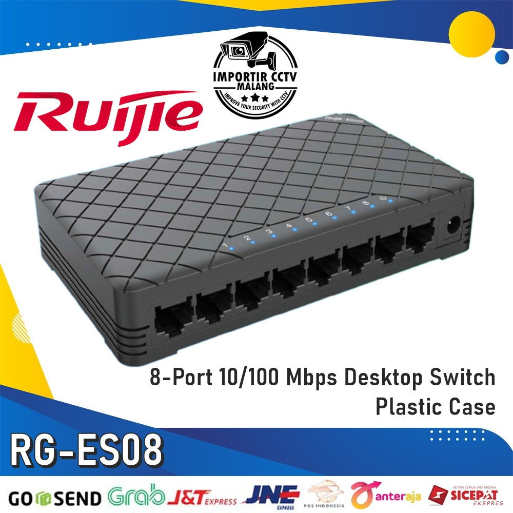 Jual Ruijie RG-ES08 Desktop Switch Hub 8Port LAN - ICM | Shopee Indonesia