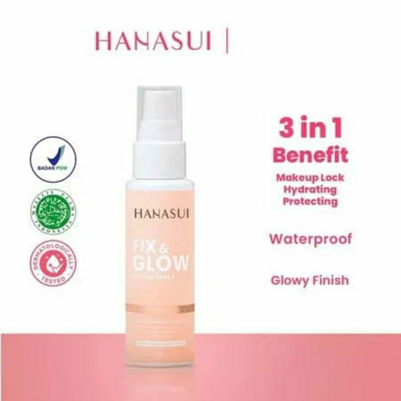 Jual Hanasui Fix & Glow Setting Spray (60ml) | Shopee Indonesia