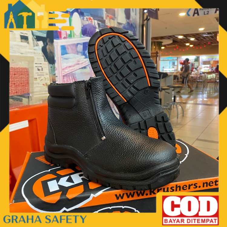 Jual Sepatu Safety Krushers Tulsa Hitam - Safety Shoes Crushers Tulsa ...