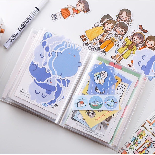 Jual Storage Album A6 Display Book Map Album Foto 4R Storage Binder PVC ...