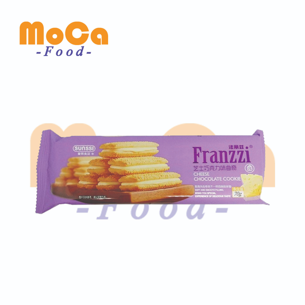Jual Franzzi Sunssi Cookies Cream lady finger/ Biskuit Krim (70gr ...