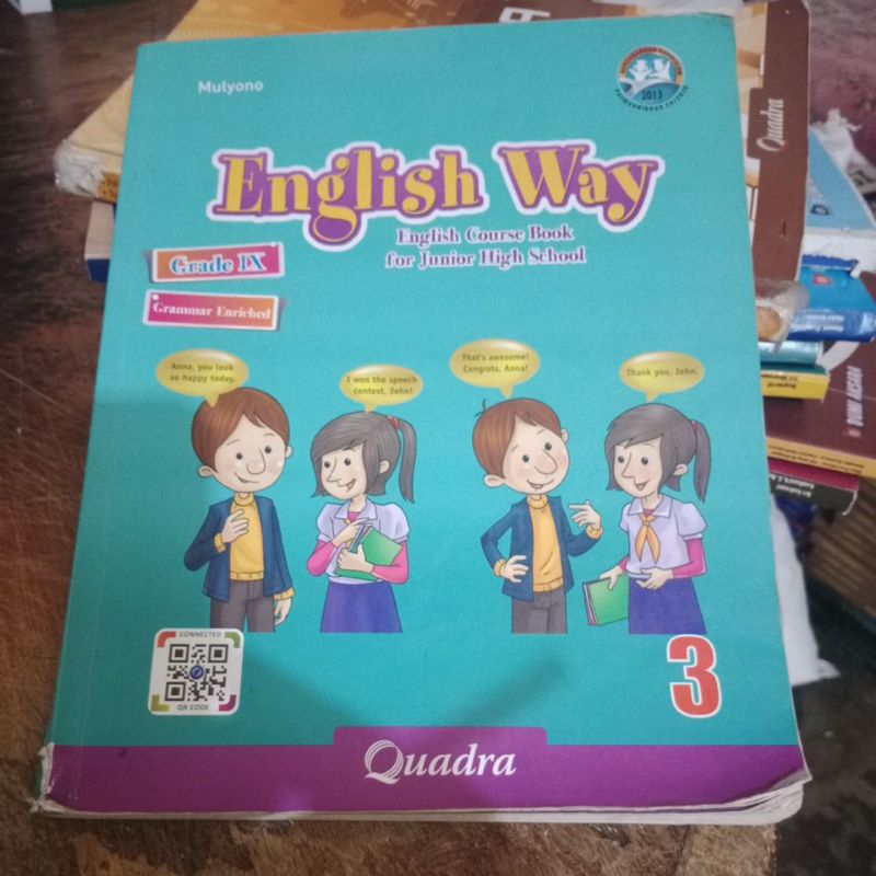 Jual buku English way(bahasa Inggris) SMP kelas 3-9 penerbit quadra | Shopee Indonesia