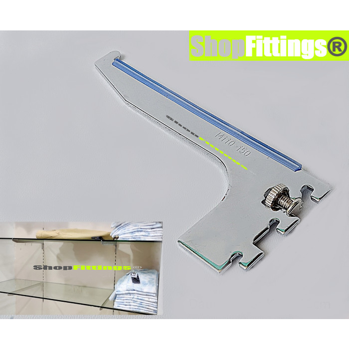 Jual Daun Braket Ambalan Siku Kaca Slot Channel Glass Shelf Bracket 15 ...