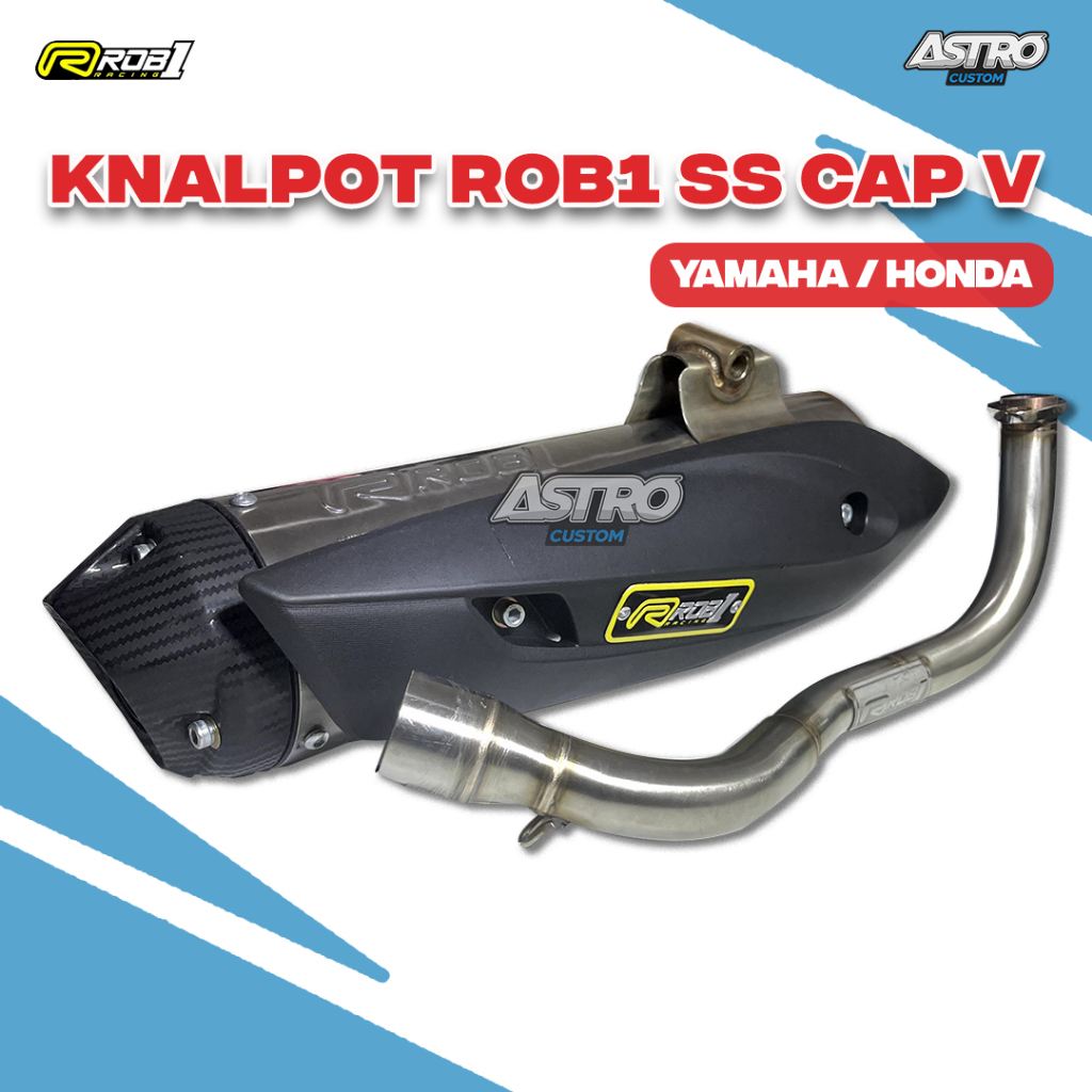 Jual Knalpot Rob1 Scoopy Fi ESP BeaT Fi ESP Vario 125 150 Nmax Aerox ...