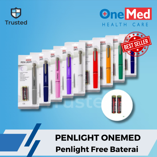 Jual Penlight LED OneMed Senter Mulut Pen Light Senter Medis Gratis ...