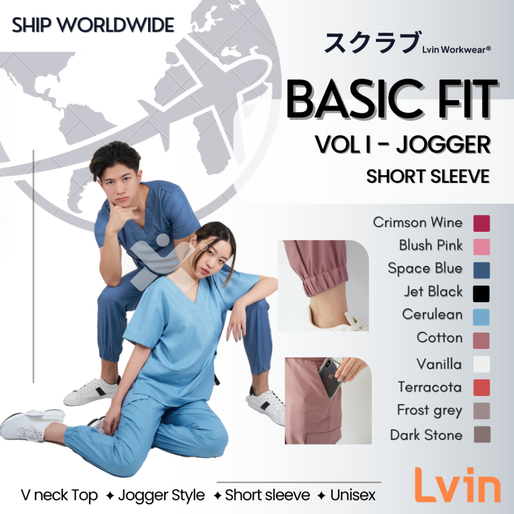 Jual [ Lvin ] Vol I - BAJU SCRUB MEDICAL SCRUB SUIT DOCTOR'S SCRUB FOR ...