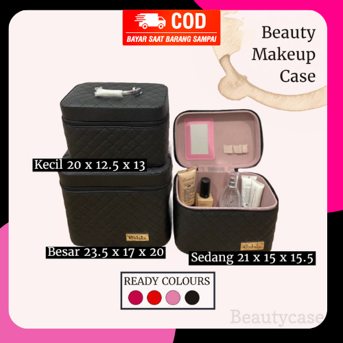 Jual TFS-B2183 Kotak kosmetik / Tempat Make Up Cermin / Beauty Case ...