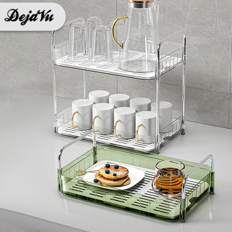 Jual Dejavu Rak Gelas Susun Rak Penyimpanan Multifungsi Storage Rack ...