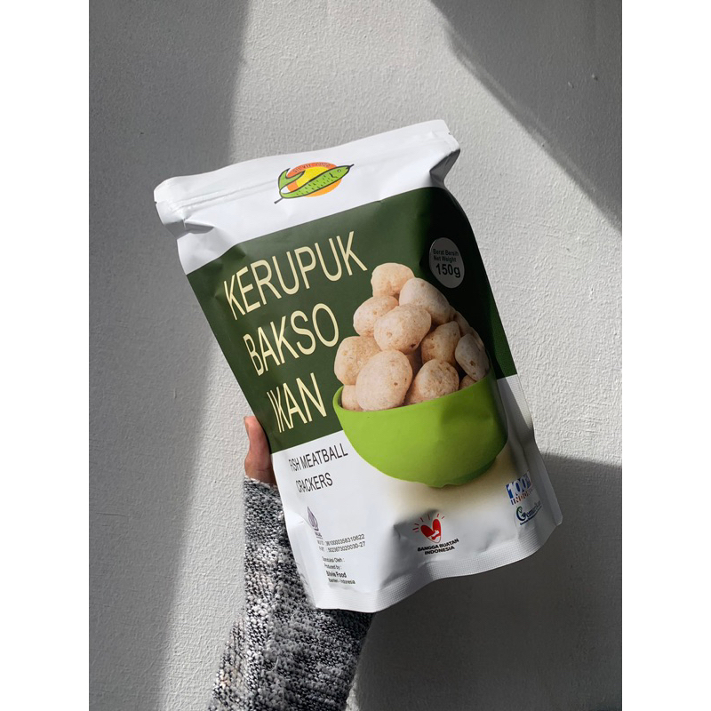 Jual Kerupuk bakso ikan bandeng 150gram | bilvie food | Shopee Indonesia