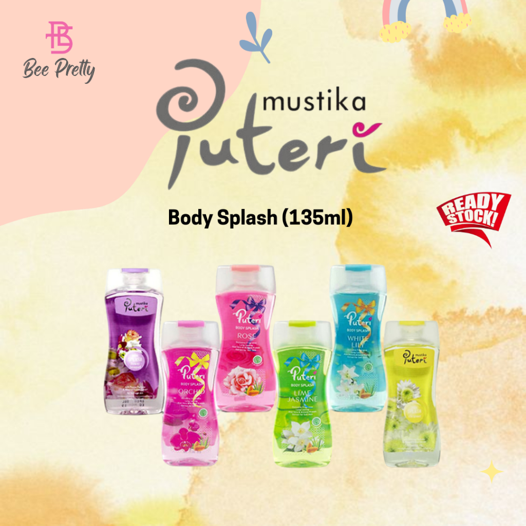 Jual Mustika Puteri Body Splash 135ml Parfum Cologne | Shopee Indonesia