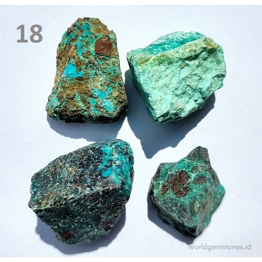 Jual Natural Chrysocolla Peru - Raw SET 50 Gram ( 1.67.1RSS ) | Shopee ...